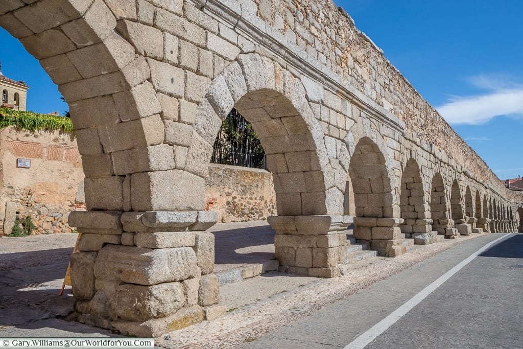 The Aqueduct, a centuries old water carrier, Segovia, Spain - Our World ...